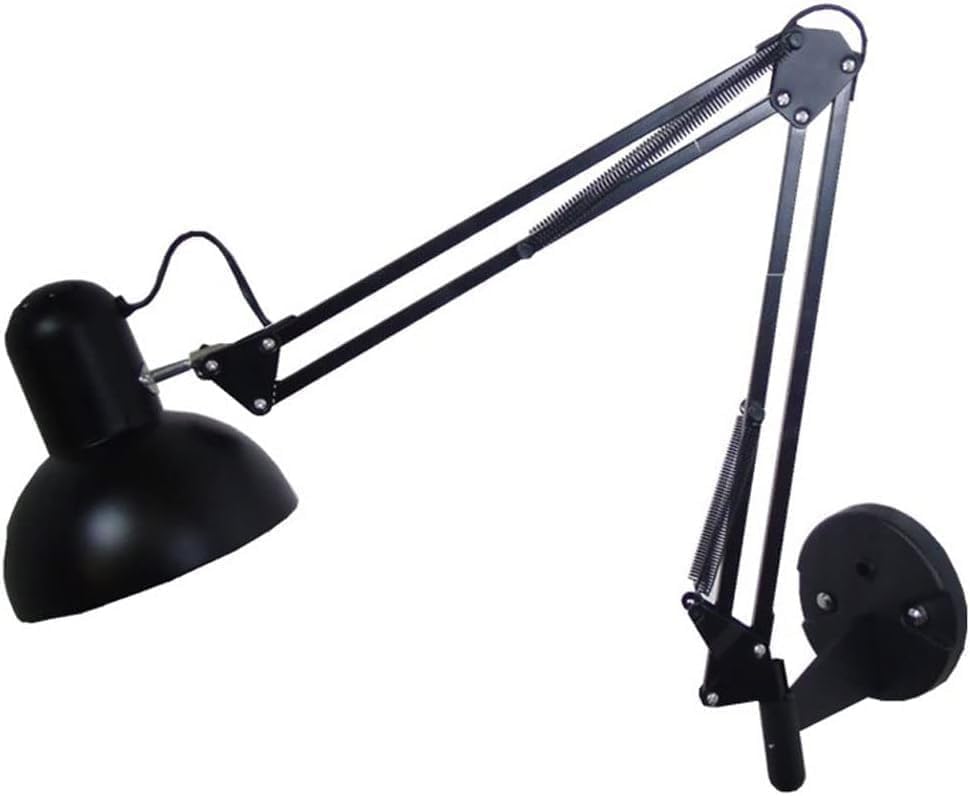 Black Industrial Swing Arm Wall Light Adjustable Long Arm Wall Sconces ...
