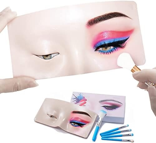 Buy Makeup Practice Board 3d Realistic Pad Eyes Eyelash Makeup
