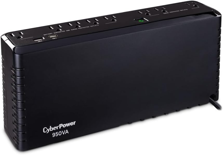 Amazon.com: CyberPower SL950U Standby UPS System, 950VA/510W, 8 Outlets ...