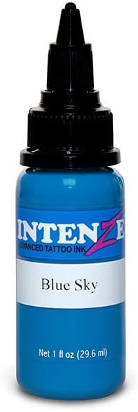 Amazon.com: Intenze Tattoo Ink - Blue Sky - 1oz Bottle : Beauty ...