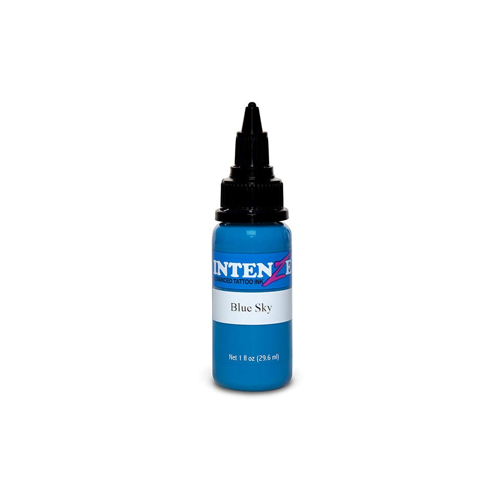 Amazon.com: Intenze Tattoo Ink - Blue Sky - 1oz Bottle : Beauty ...