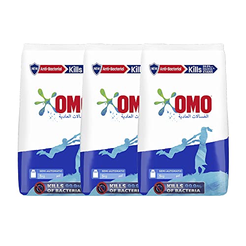 OMO Semi-Automatic Powder Laundry Detergent, Active,up to 100% stain ...