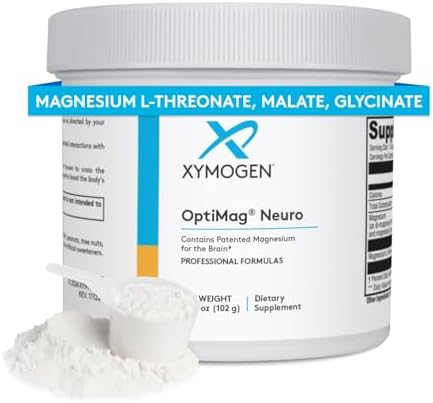 Amazon.com: XYMOGEN OptiMag Neuro - Chelated Magnesium Powder - With ...
