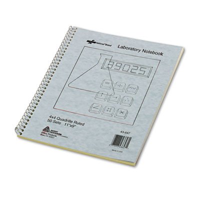 Amazon.com: National® Brand - Wirebound Duplicate Lab Notebook ...