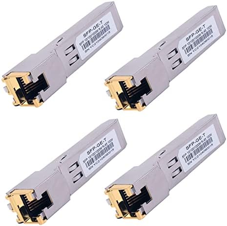 Amazon.com: 4PCS 1000BASE-T Gigabit SFP to RJ45 Copper Ethernet Modular ...