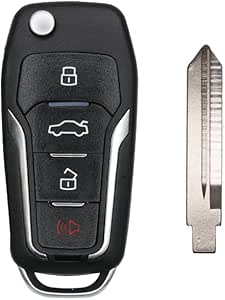 Amazon.com: Replacement Flip Key Fob for 2003 Ford Taurus FCC ...