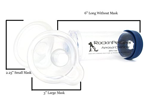 Buy Cat or Dog aerosol Inhaler Spacer Chamber To Help With Breathing ...