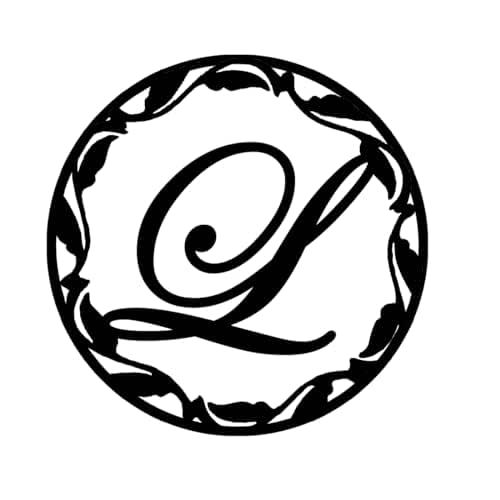 Amazon.com: 26 Monogram Letter Metal Sign, Custom Metal Name Sign ...