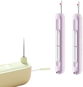Amazon.com: [2 Pack] 2-in-1 Needle Threader and Seam Ripper Tool ...