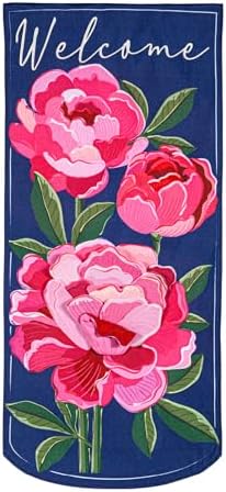 Amazon.com : Evergreen Flag Peony Garden Welcome Everlasting Impression ...