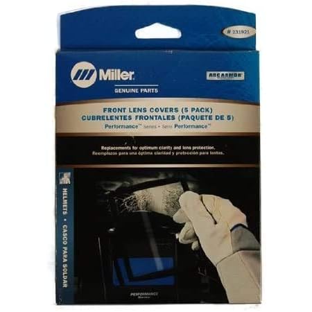 MILLER 231921 FRONT LENS COVER - Performance Ser- 5/PK by Miller ...