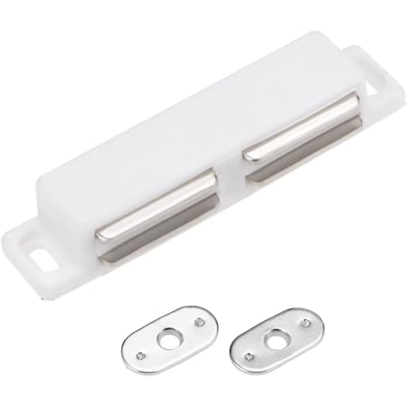 METALLIXITY Double Magnetic Latches Catch (3"x0.8") 4Pcs, Plastic ...