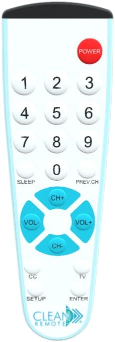 Amazon.com: 5-Pack Clean Remote Universal Tv Remote - Big Button ...