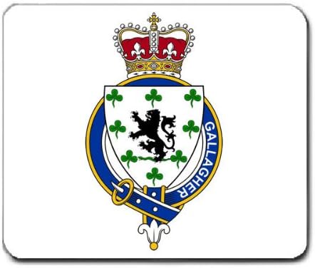 Amazon.com: Gallagher Ireland Family Crest Coat of Arms Mouse Pad ...