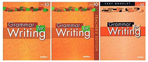 Grammar for Writing Student Book with Teacher's Edition with Test ...