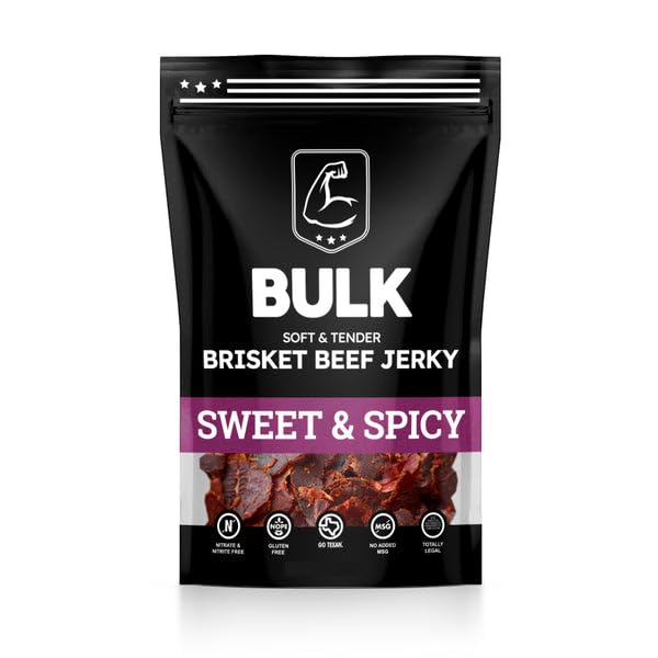Amazon.com: Bulk Beef Jerky - Brisket Jerky - Soft and Tender - All ...