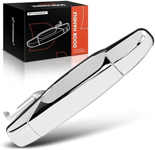 Amazon.com: MNJWS Exterior Chrome Door Handle, Rear Passenger Side ...