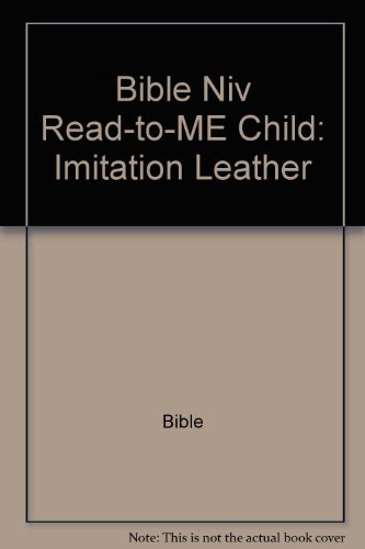 Read to Me Bible: New International Version: Bible: 9780879818159 ...