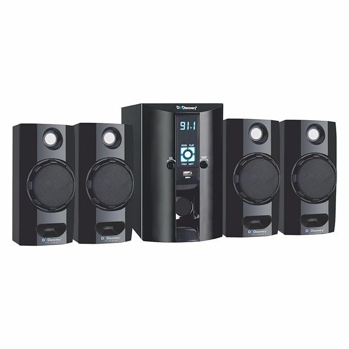 DH Discovery® 6600W 150 W Bluetooth Home Theatre Speaker (FM, USB, AUX ...