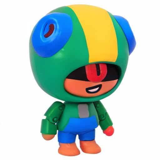 Brawl Stars Action Figure Pack 1 in Box – Leon, Multiplayer Combat Game ...