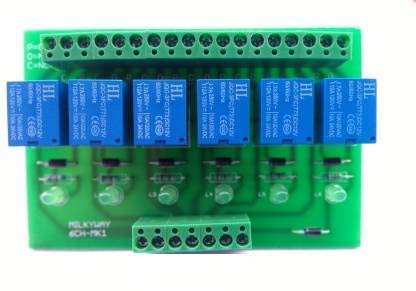 6 channel 12vdc relay module/card : Amazon.in: Industrial & Scientific
