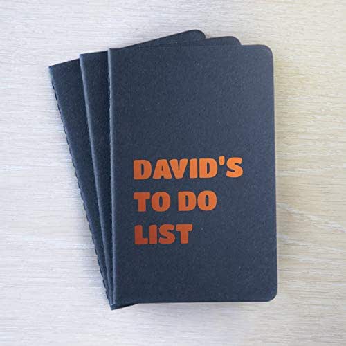 Personalised To Do Notebook A5 A6 - To do list book : Amazon.co.uk ...