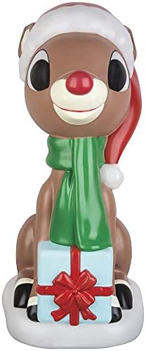 Amazon.com: Gemmy 23.6" Rudolph The Red Nosed Reindeer Figure Blow Mold ...
