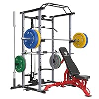 MAJOR LUTIE Power Cage, PLM05 Optional Home Gym Package, 1200 lbs Multi ...