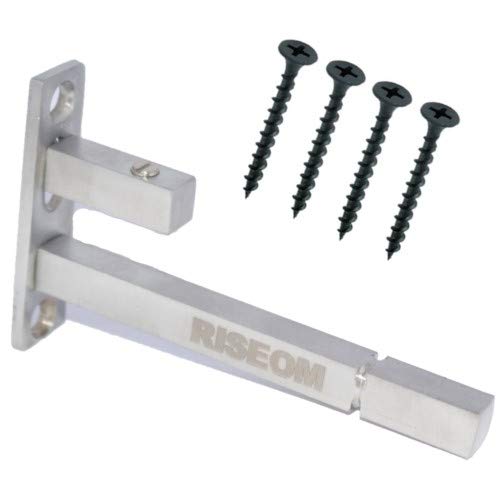RiseOm Heavy F Type Shelf Bracket (Adjustable) / 9.5 mm Rod Thickness ...