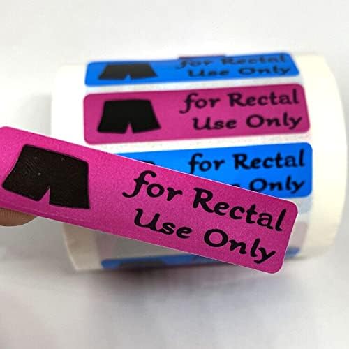 Amazon.com: for Rectal Use Only Stickers,Pink and Blue Waterproof ...