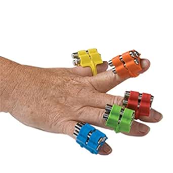CanDo Finger Weights, Multicolor, Set of 10 : Amazon.in: Sports ...