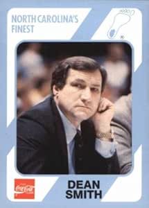 Amazon.com: Dean Smith Basketball Card (North Carolina) 1989 Collegiate ...
