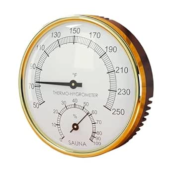 Amazon.com : Could Spark Sauna Thermometer 2 in 1 Sauna Fahrenheit Thermometer Hygrometer Indoor ...