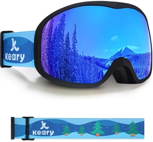Keary Kids Ski Goggles for 3-14 Snowboard Goggles Kids Toddler Boys ...