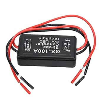 Amazon.com: Strobe Controller Relay, 12V-24VDC LED Flash Control Strobe ...