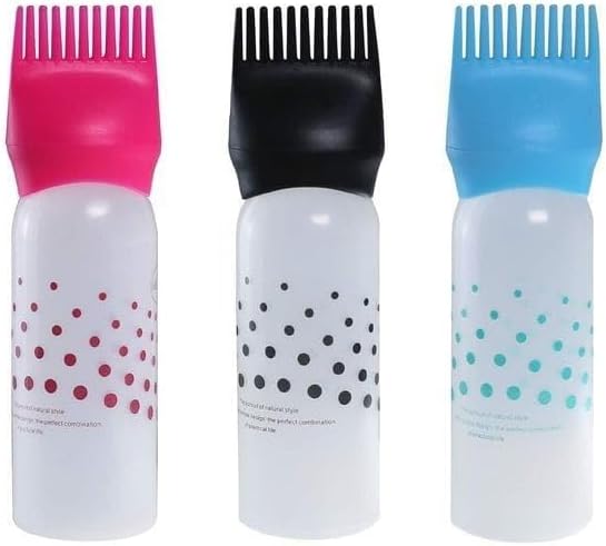 Hair Root Applicator Bottle Applying Hair Oil Shampoo, Dye and Medicine ...