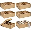 Amazon.com: Menkxi 6 Pieces Mason Jar Storage Boxes 16 oz Canning Boxes ...