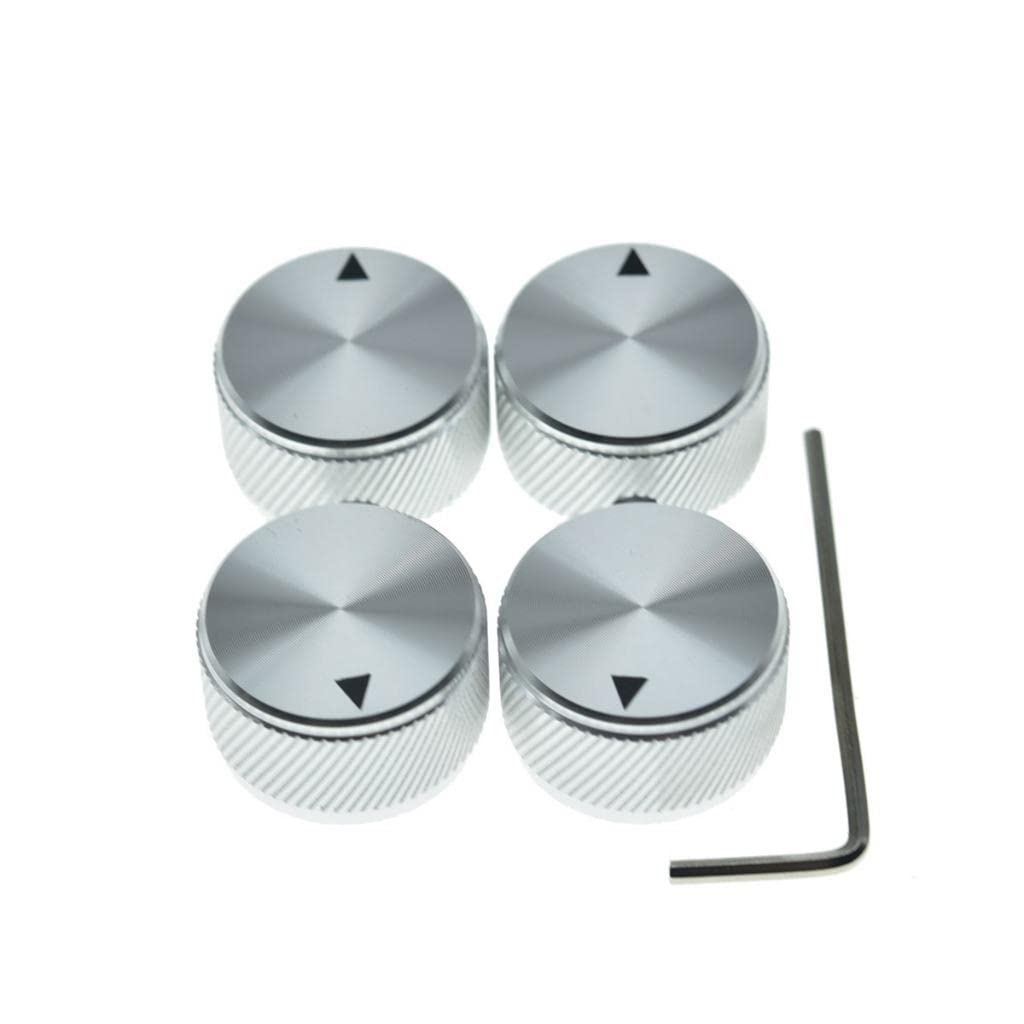 Amazon.com: 4pcs 25 * 15.5mm Aluminium Potentiometer Pot Knobs 1/4"(6 ...