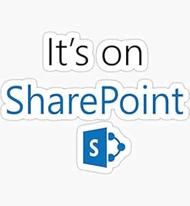Amazon.com - It's on SharePoint - Pack of 3 Stickers - Auto, Wall ...