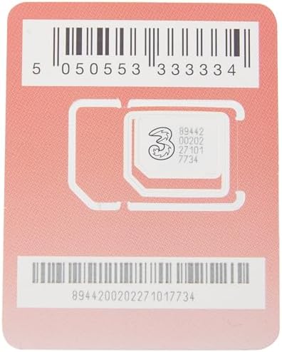Three Mobile PAYG Voice SIM Pack - 100GB : Amazon.co.uk: Electronics & Photo