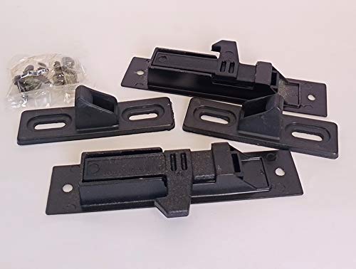 Aluminium Sliding Window Concealed Lock (2 Pcs) (Black) : Amazon.in ...