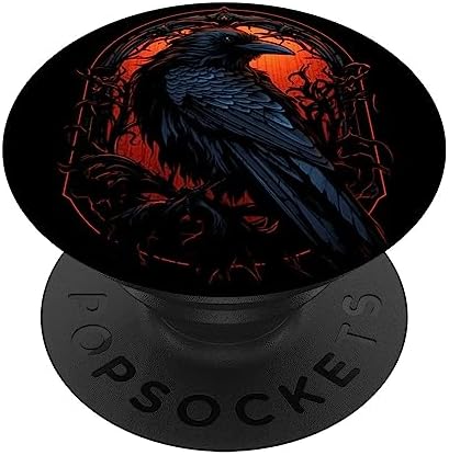 Amazon.com: Gothic Crow Raven Bird Occult Wicca Dark Aesthetic ...
