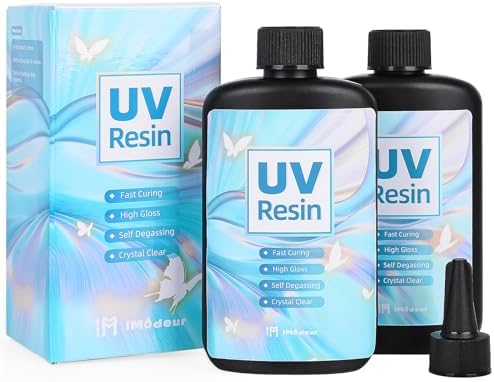 UV Resin 500g - Crystal Clear Improved Ultraviolet Curing Epoxy Resin ...