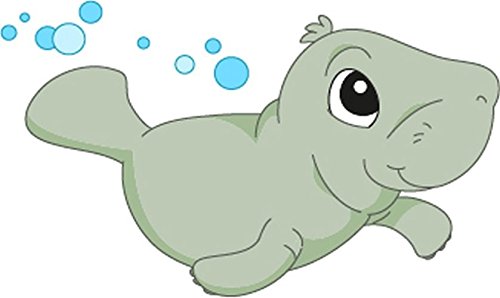 Seekuh Clipart Finale Entwicklung Für Den Seekuh Wasserstarter!