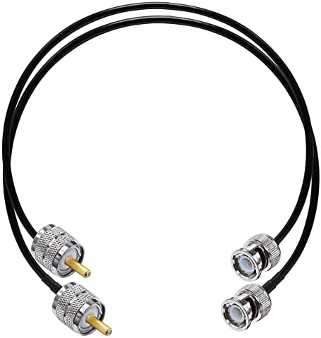 Amazon.com: Anina BNC Male to UHF Female SO239 Jack Coax Connector ...