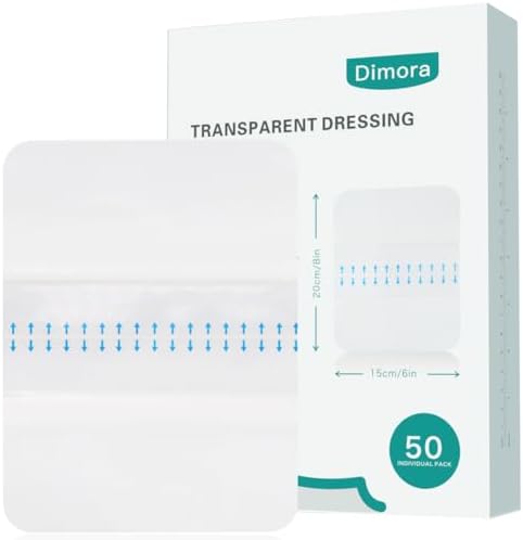 Amazon.com: Dimora Waterproof Transparent Film Dressing, Large Clear ...