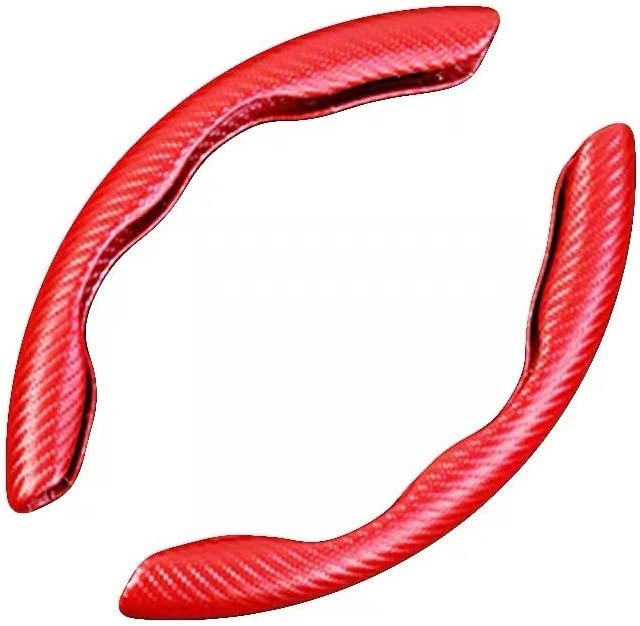 Automaze New Carbon Fiber ABS Texture Steering Wheel Grip Cover for ...