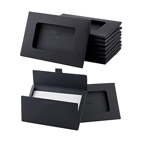 NBEADS 30 Packs Window Postcards Envelopes, Black Postcard Envelopes ...