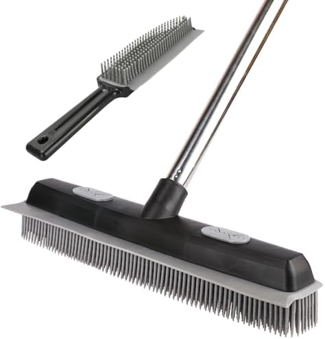 Amazon.com: Walensee Carpet Rake for Pet Hair Removal, 61" Carpet Hair ...