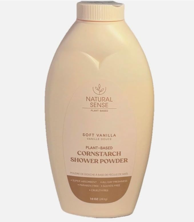 Amazon.com: Plant-Based Cornstarch Dusting Powder (Soft Vanilla ...